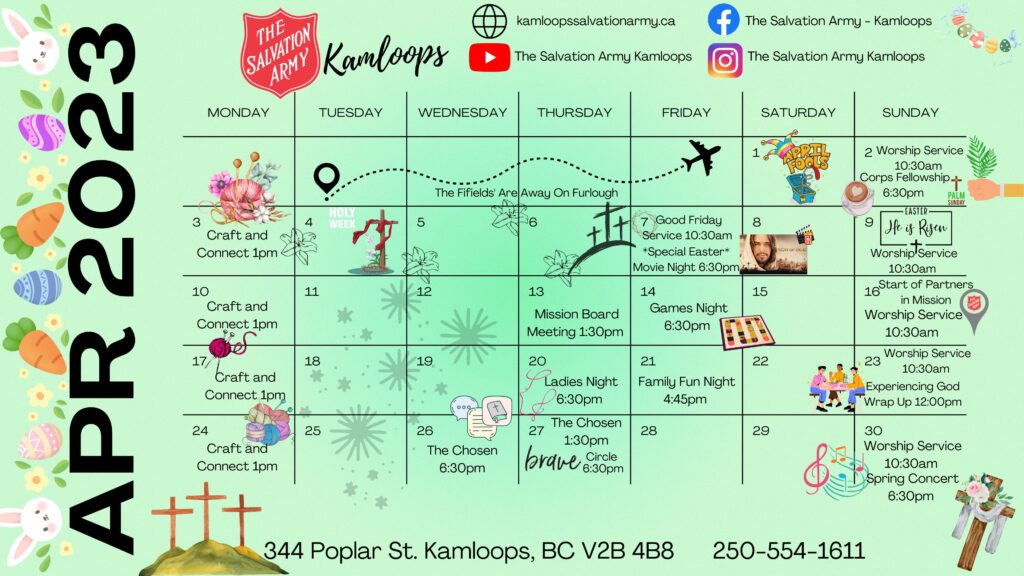 Salvation Army Kamloops April Events salvation-army-kamloops-april-events